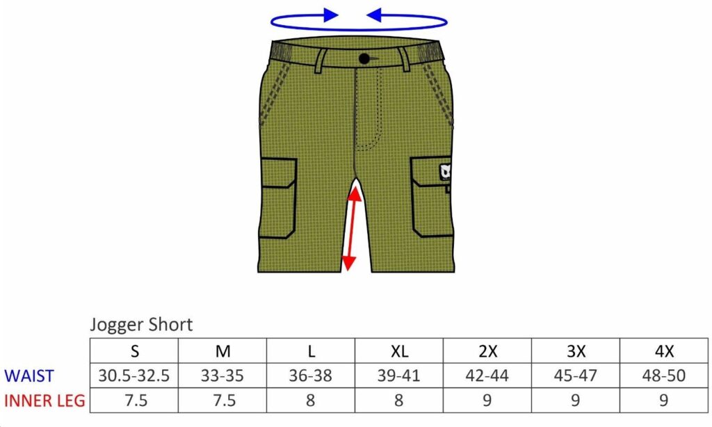 UK Size Guide - Wallop