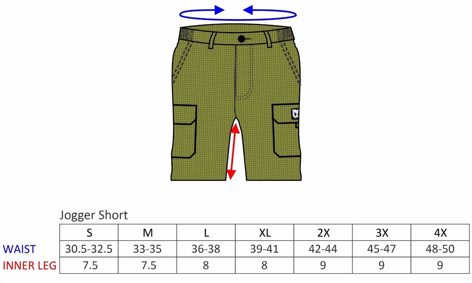 UK Size Guide - Wallop