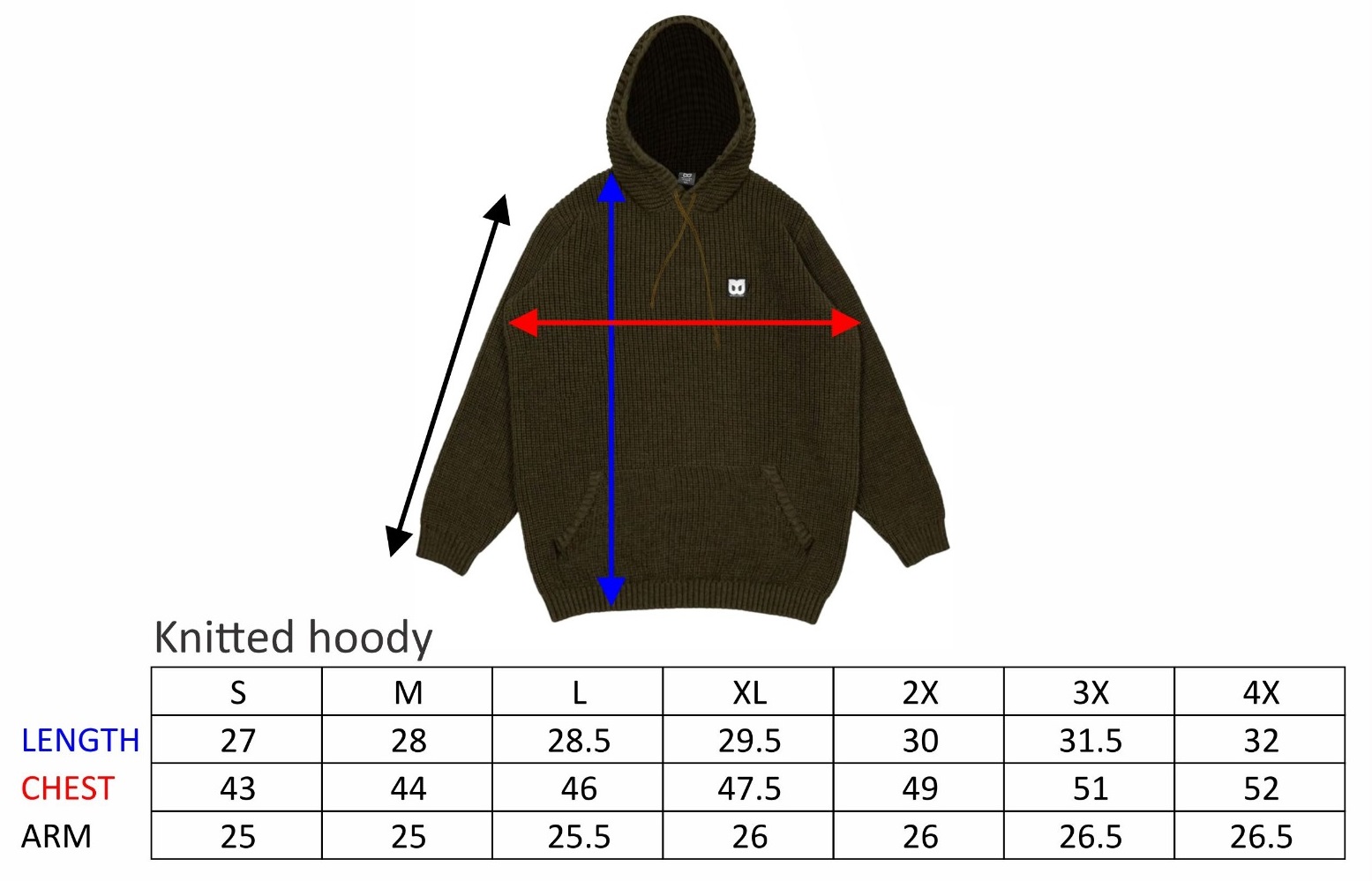 UK Size Guide - Wallop